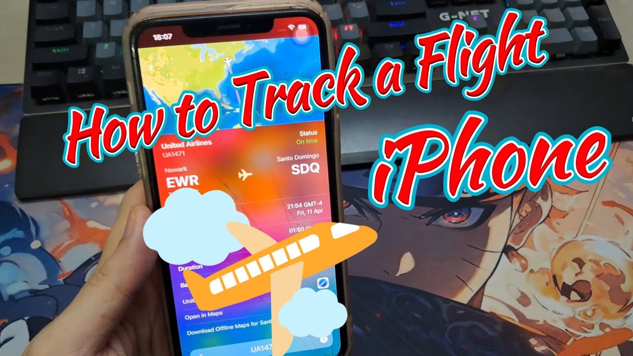 How to Track a Flight on iPhone | Track Flight iMessage ️ - YouTube