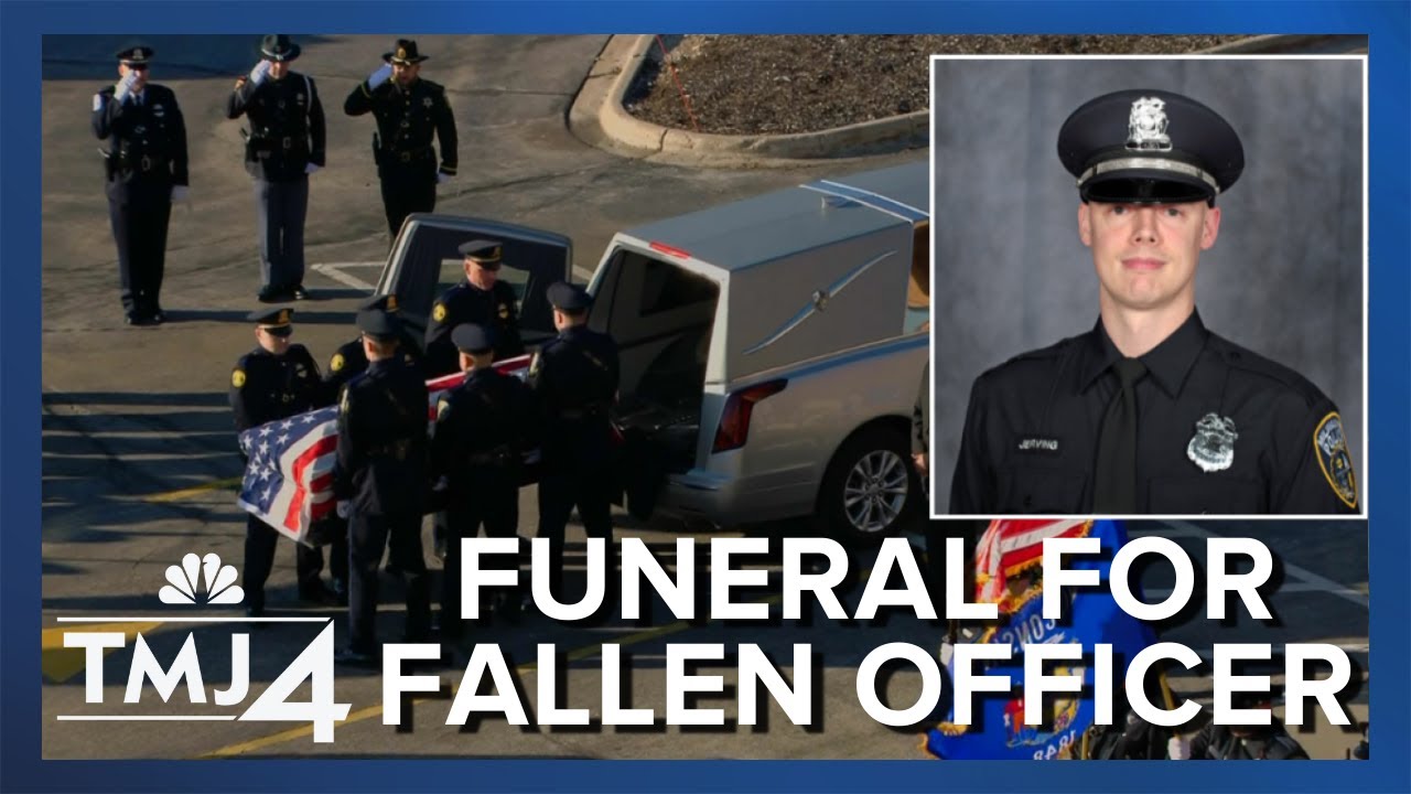 Full funeral service for fallen Officer Peter Jerving - YouTube