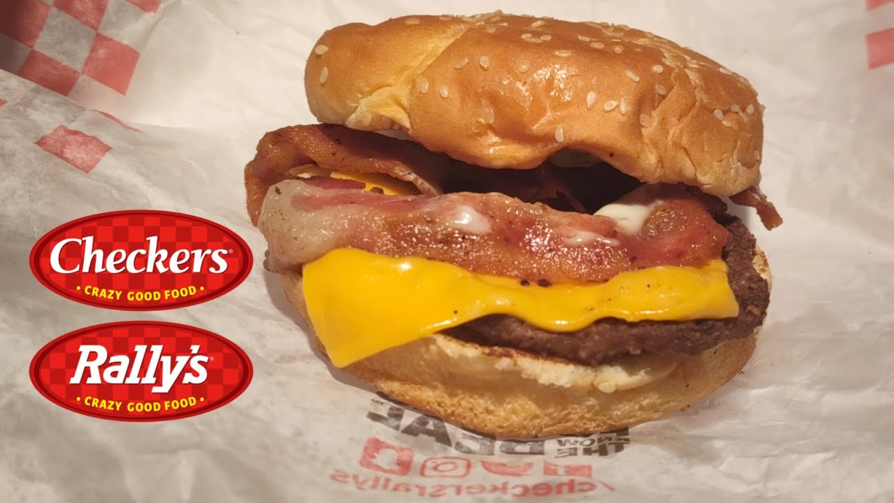 Checkers: Bacon Ranch Cheeseburger Review - YouTube