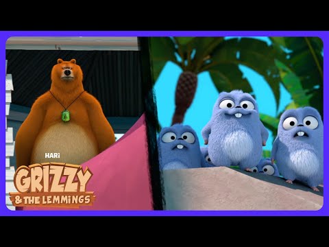 Crazy Yacht Island Hunt! 🛥️ - Grizzy and the Lemmings | Kids Cartoons | WildBrain Circus