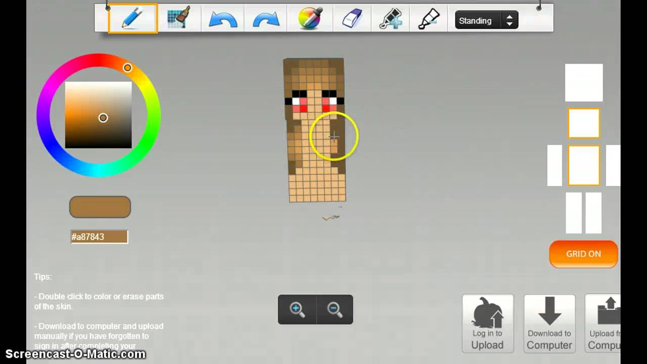 how to make a minecraft skin (pro) - YouTube