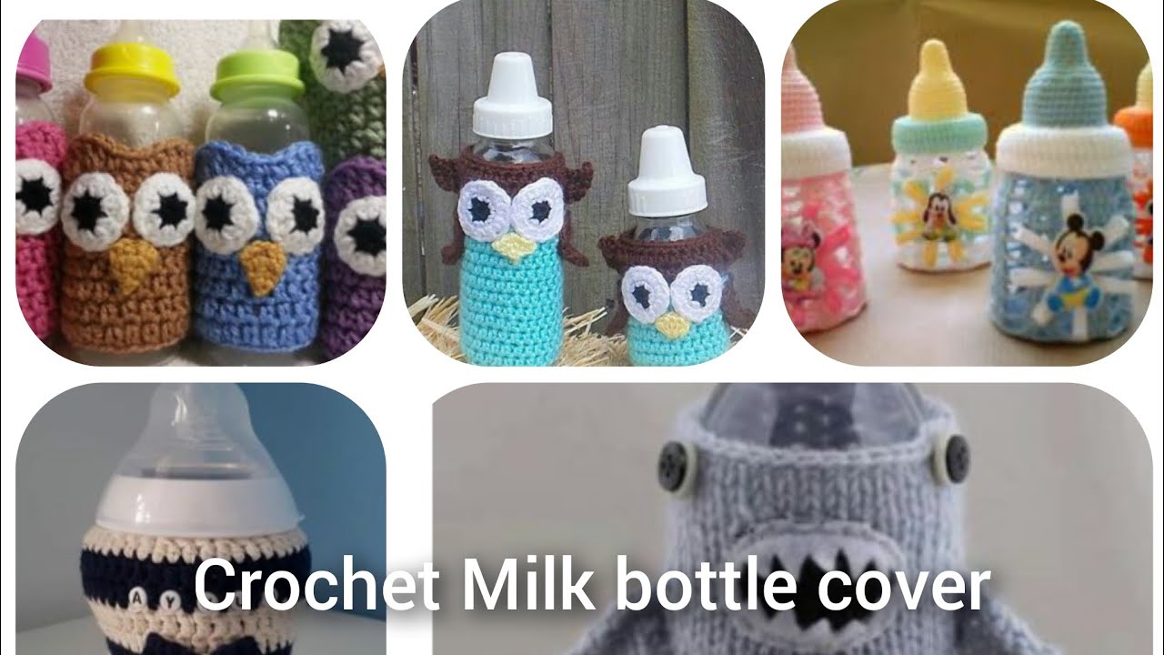 Crochet Milk Bottle Cover || Milk Bottle Cover Ideas ...