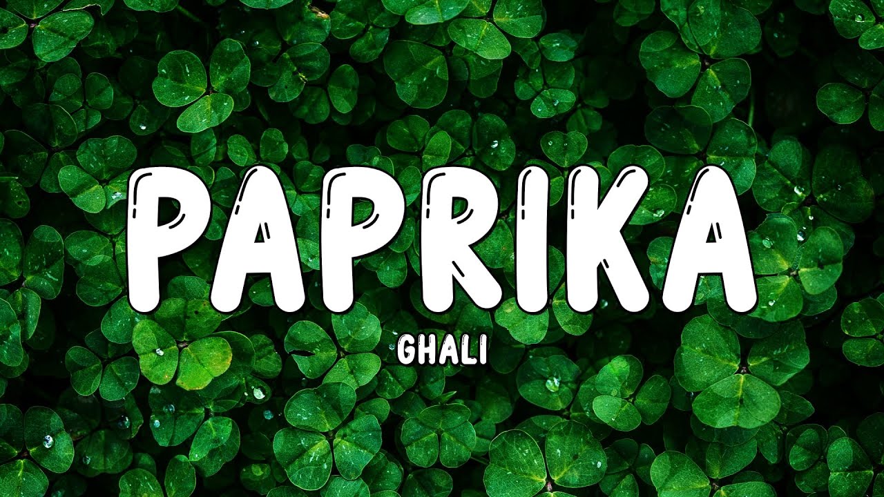 Ghali - Paprika (Sanmero 2024) | Testo/Lyric - YouTube