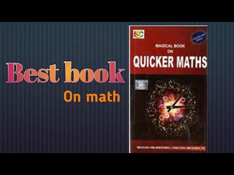Magical book on quicker math review【 New Edition 】 - YouTube