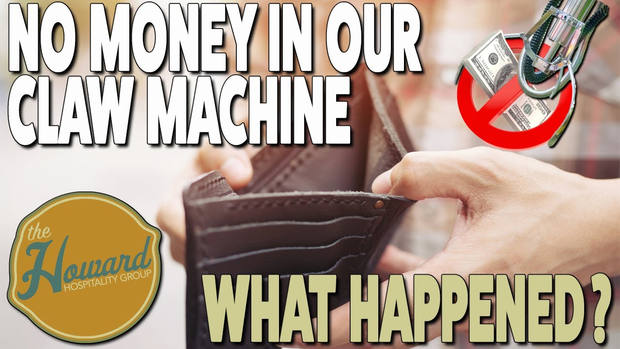 There Is No Money In Our Claw Machine! What Happened? - YouTube