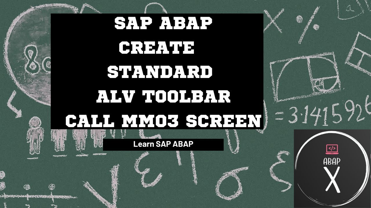 14 Abapx How To Copy Create Standard Menu Toolbar Buttons In Alv Report Sap Sapabap Youtube