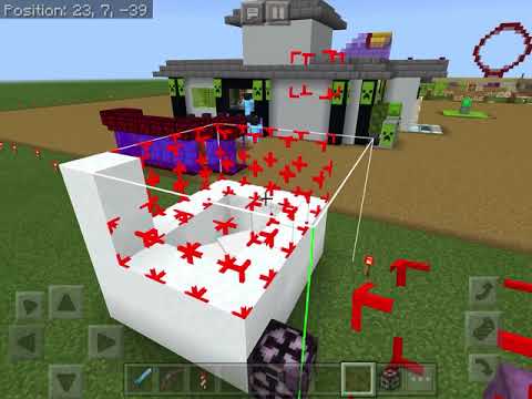 Minecraft Bedrock 1.13 with Structure Block and Structure Void! - YouTube