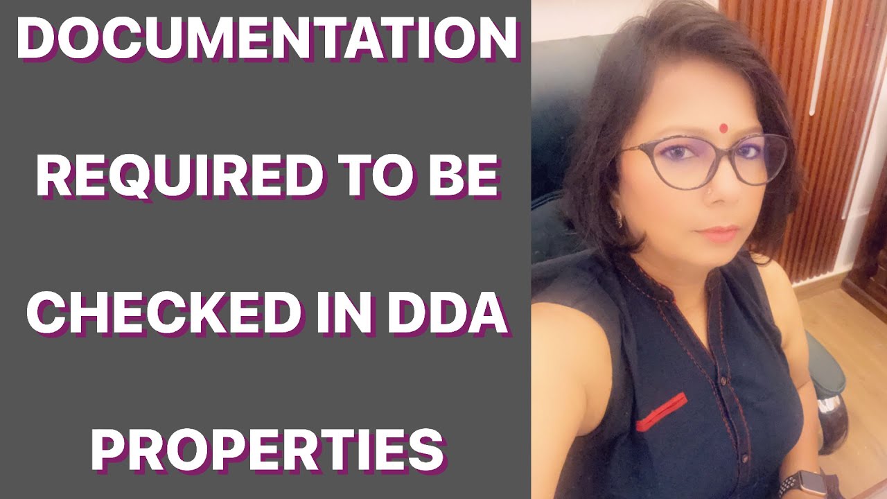 DOCUMENTS TO BE CHECKED IN DDA PROPERTIES BY INTENDED PURCHASER ...