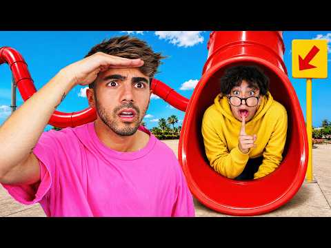 ESCONDIDAS EXTREMAS EN UN PARQUE DE DIVERSIONES!