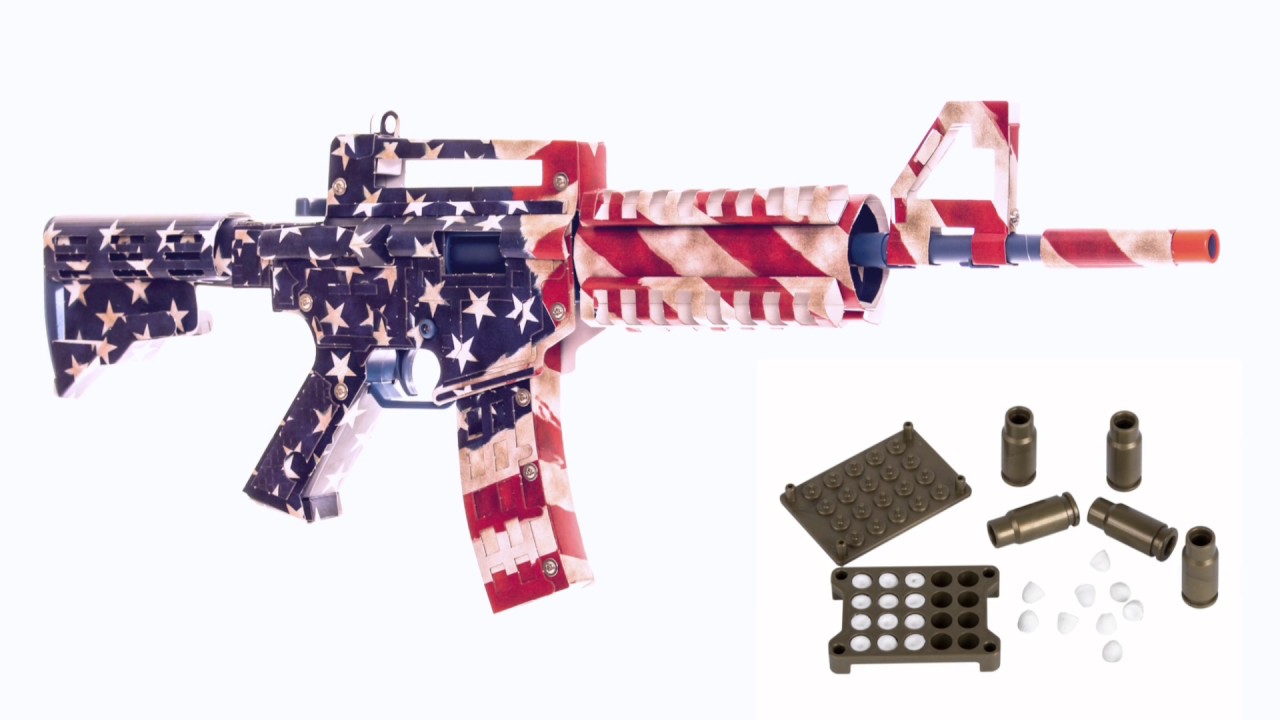 Paper shooter Patriot - YouTube
