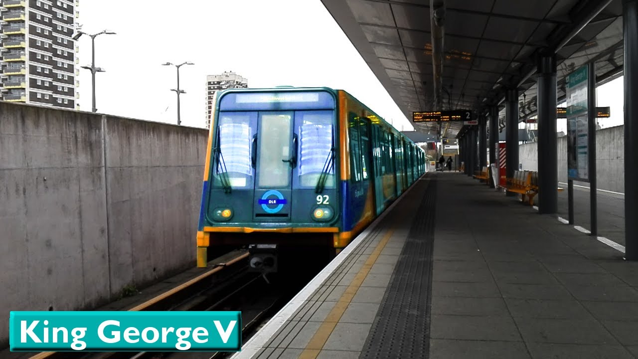 King George V : London DLR ( B92 - B07 Stock ) - YouTube