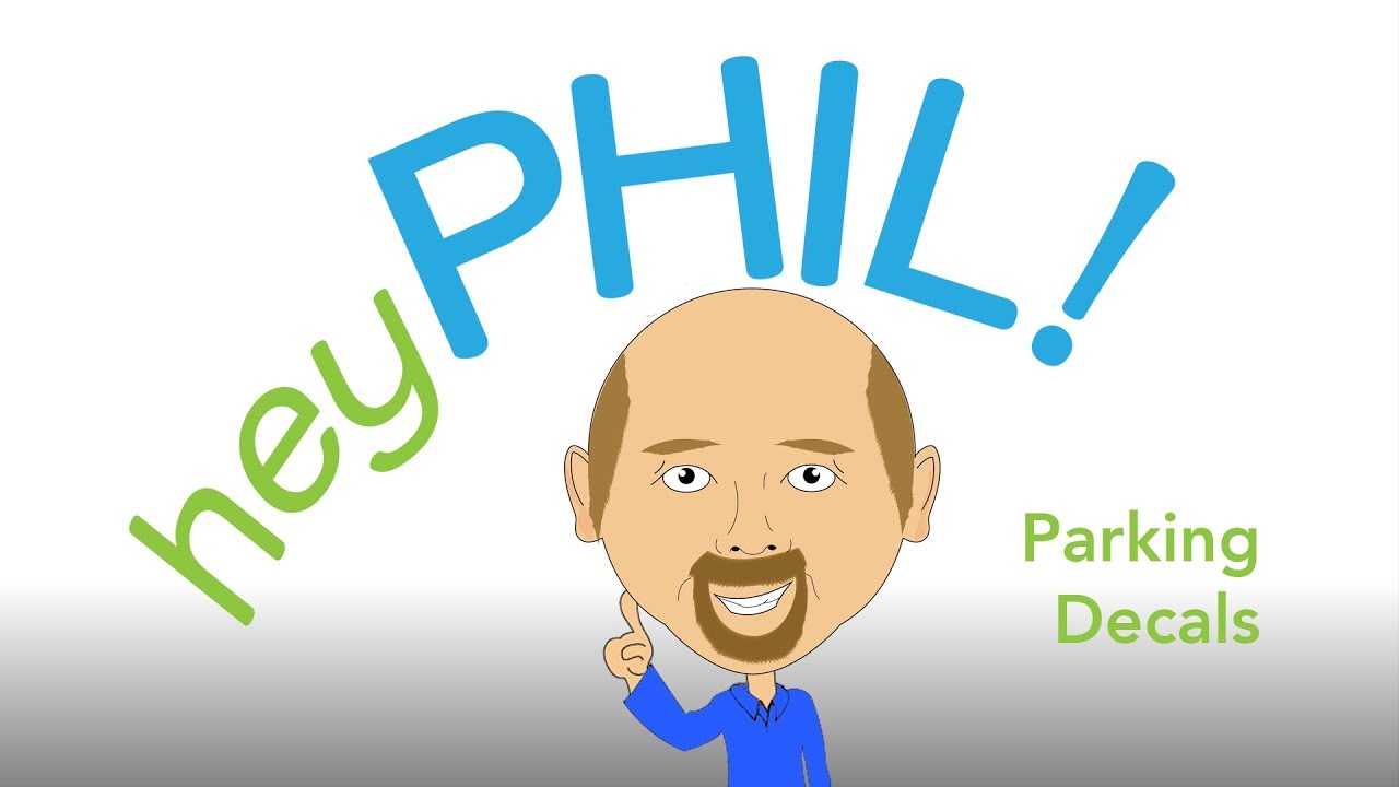 Hey Phil! - Parking Decals - YouTube