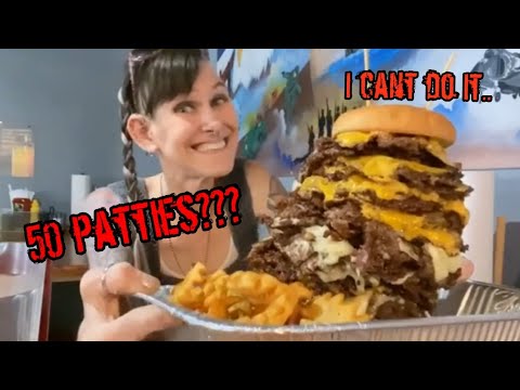 50 Patty Burger | momvfood |Mew Record | - YouTube