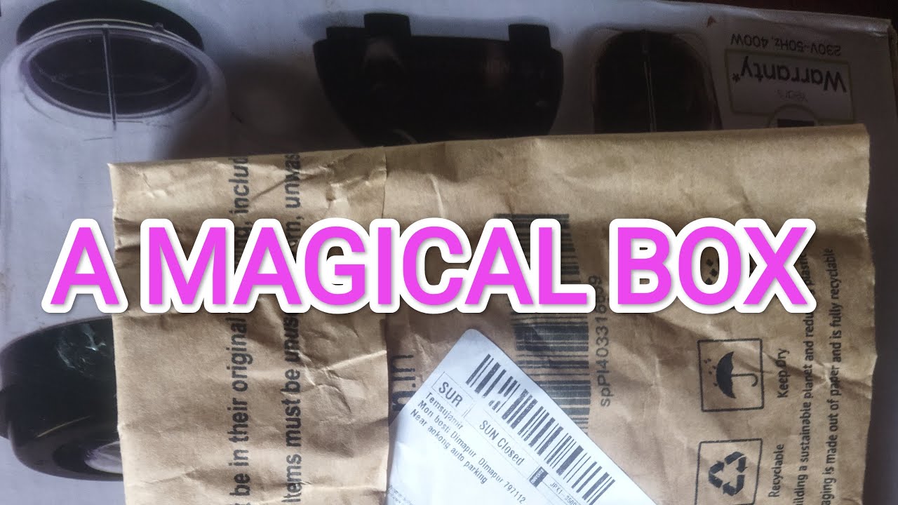 ASMR:UNBOXING A MAGICAL BOX|UNBOXING A MYSTERY BOX|ASENLA JAMIR VLOGS ...