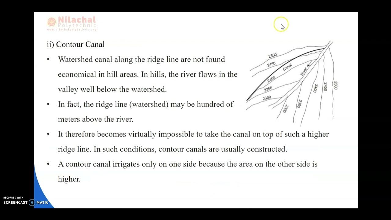 4th | CIVIL | IRRIGATION ENGG | CHAPTER 3, FLOW IRRIGATION - YouTube