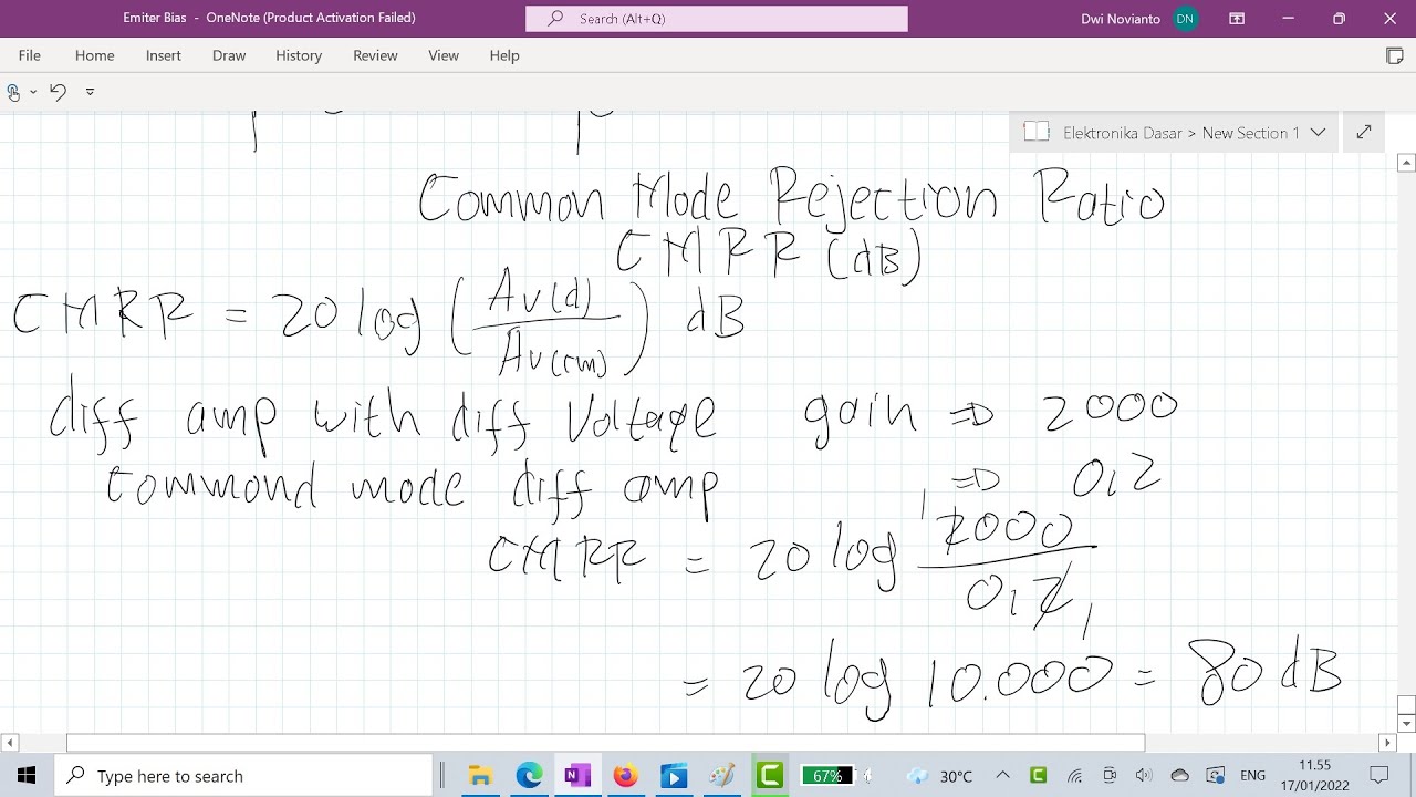 Common Mode Rejection Ratio - CMMR dB - YouTube