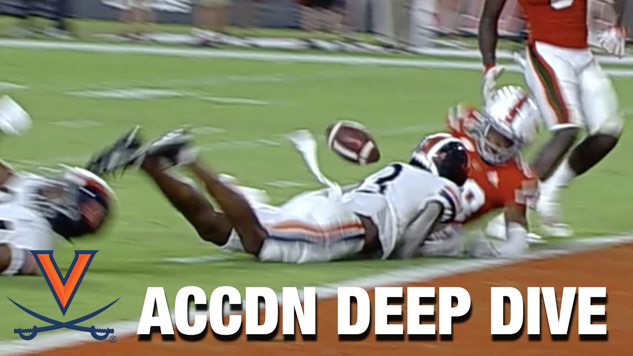 ACCDN Deep Dive: UVA's Dontayvion Wicks' Tip-Drill TD Catch - YouTube