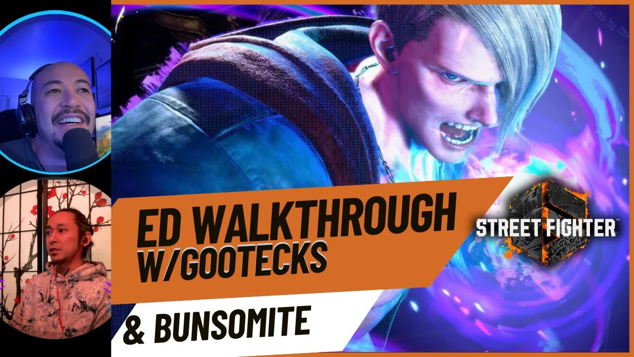 SF6: Ed Walkthrough with gootecks & @bunsomite in Online Training Mode ...