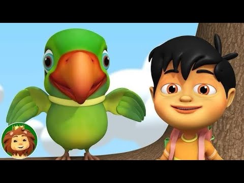 मैं तोता मैं तोता- Cartoon song & rhymes / bacchon ke gaane / kids ...