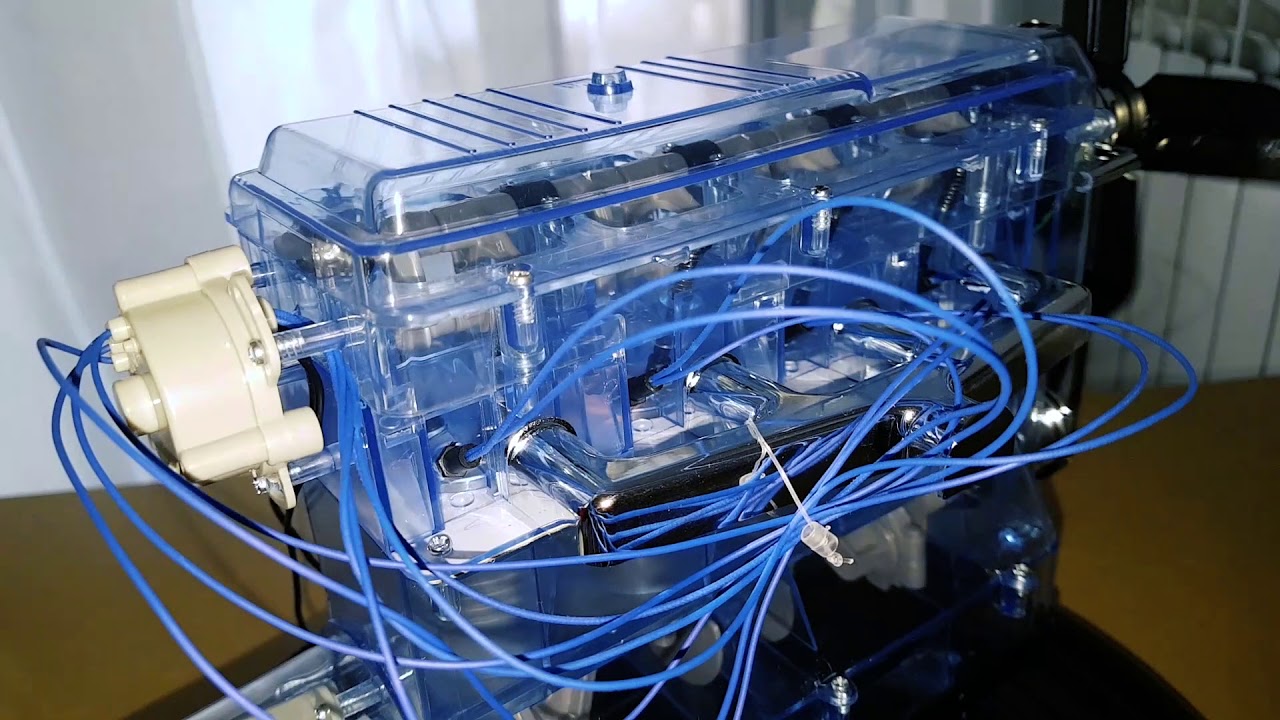 HAYNES engine 4 cylinder internal combustion with sound - YouTube