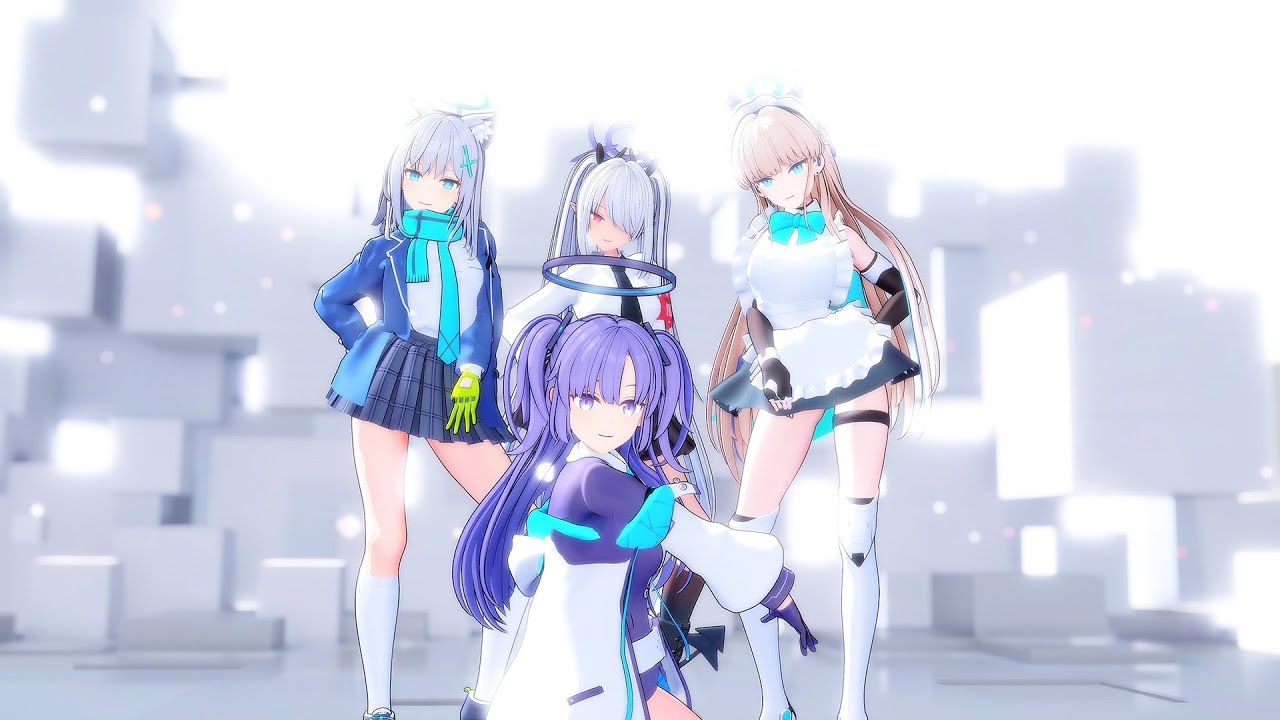 【MMD/Blue Archive/4K】⚡Forever Young⚡ - YouTube
