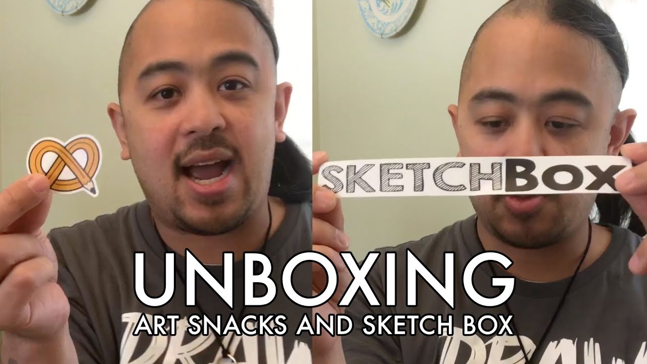 Unboxing Art Snacks and Sketch Box - YouTube