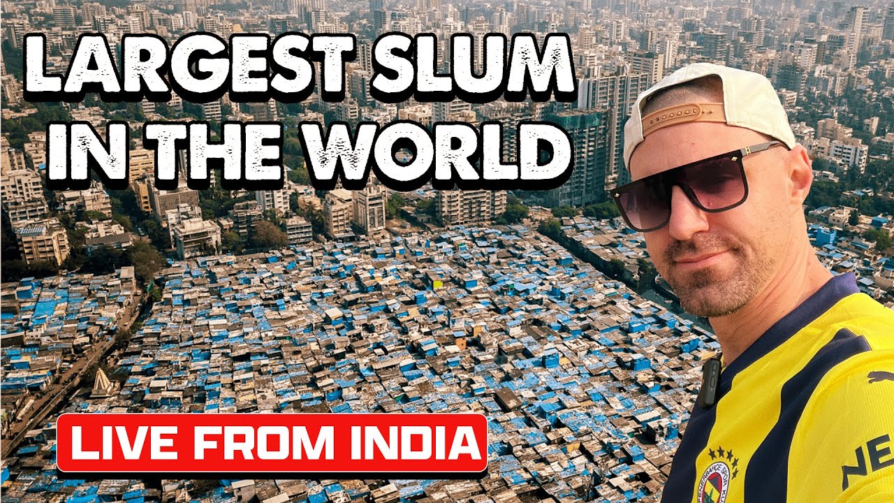 LIve from the Largest Slum ON THE PLANET (DHARAVI) - YouTube