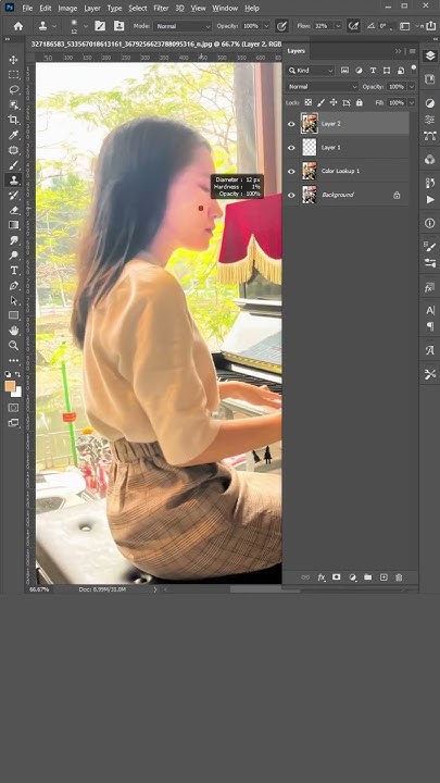 Tutorial photoshop chỉnh sửa ảnh siêu tốc vip pro - Chỉnh ảnh ngược sáng | BonART #shorts - YouTube