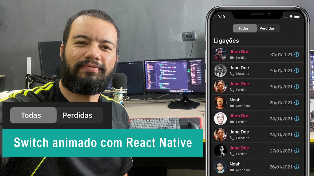 Switch Animado com React Native - YouTube