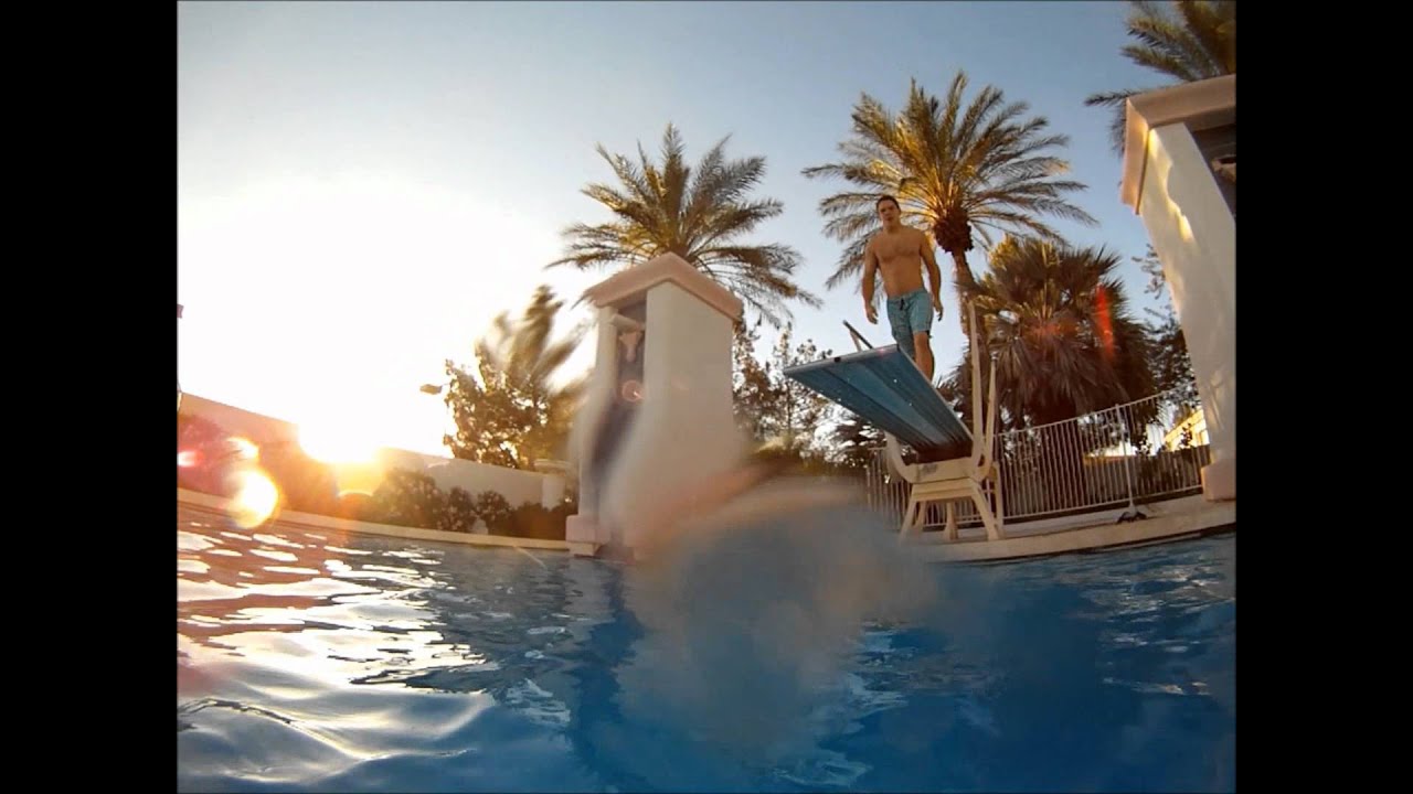 Sweet Swimming Pool Tricks GoPro! - YouTube