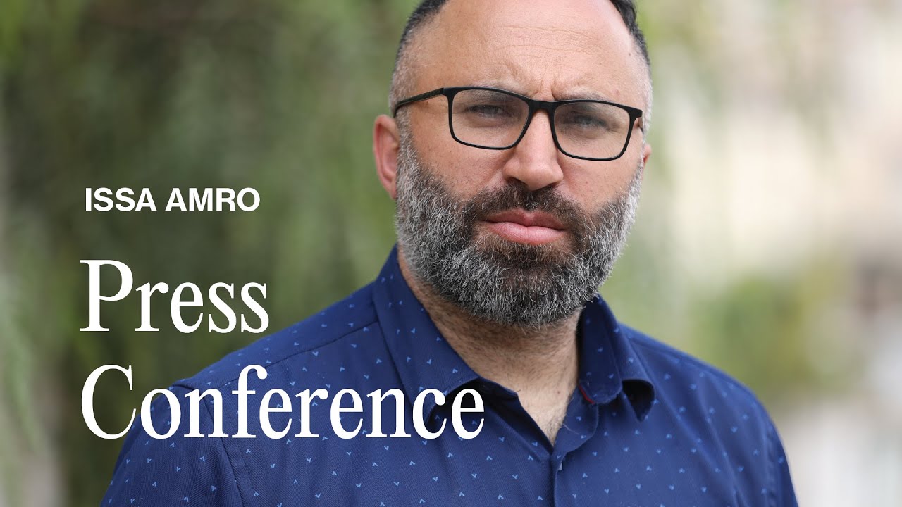 Press Conference with 2024 Right Livelihood Laureate Issa Amro and ...