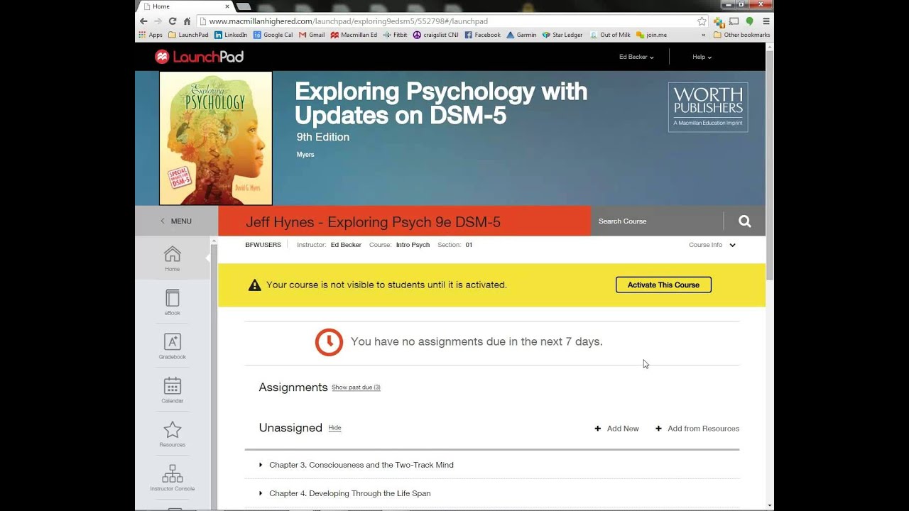 How to find instructor resources in LaunchPad - YouTube