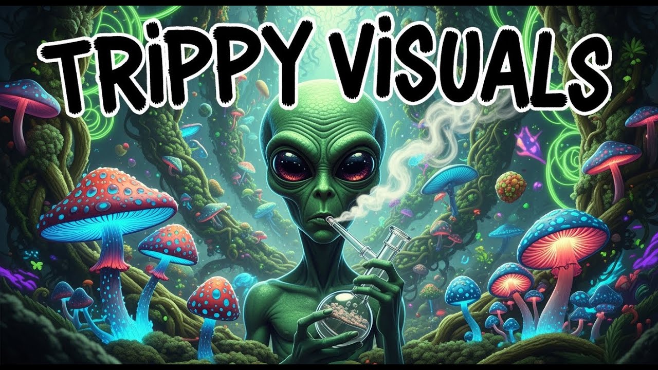 Psy Dub Mix | Trippy Visuals + Magic Mushroom Animation | Psychedelic ...