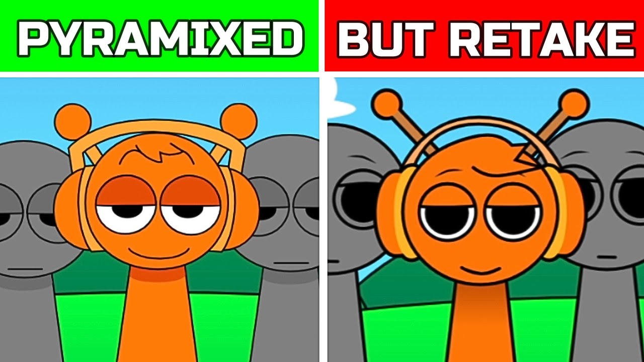 Incredibox Sprunki - Pyramixed But Retake Style - YouTube