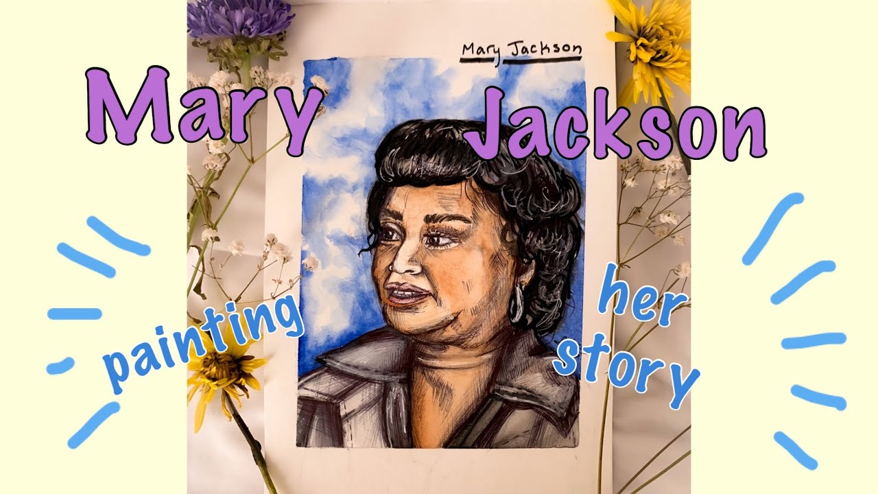 Mary Jackson Painting 💙 - YouTube