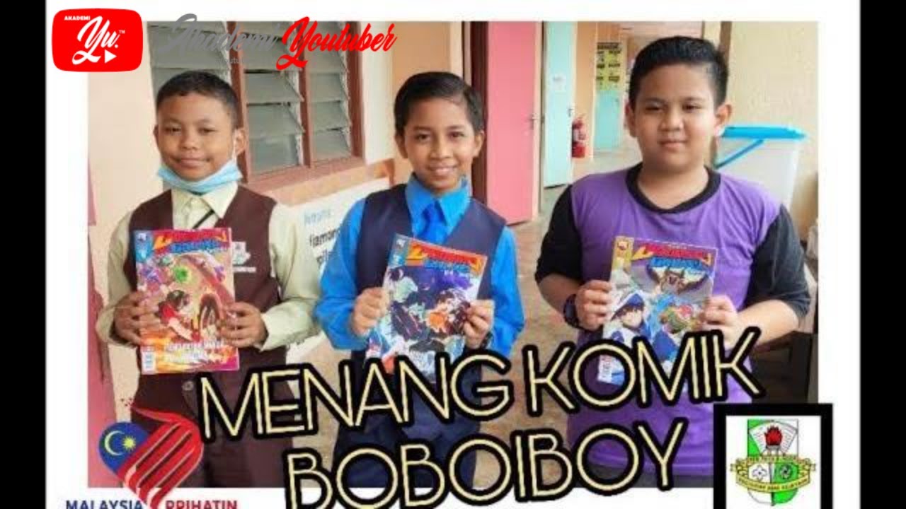 MENANG KOMIK BOBOIBOY (EDISI MERDEKA) - YouTube