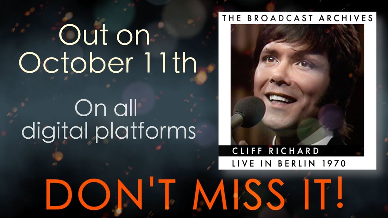 Cliff Richard - Live in Berlin 1970 (The Broadcast Archives) | DIGITAL ...