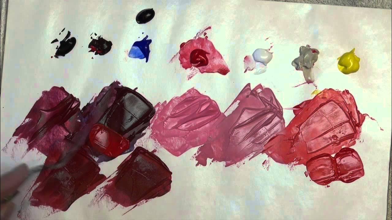 Color Mixing - Shading and Highlighting - YouTube