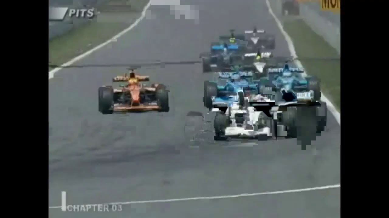 F1 Jenson Button And Giancarlo Fissicella Crash Canada 2001 - YouTube
