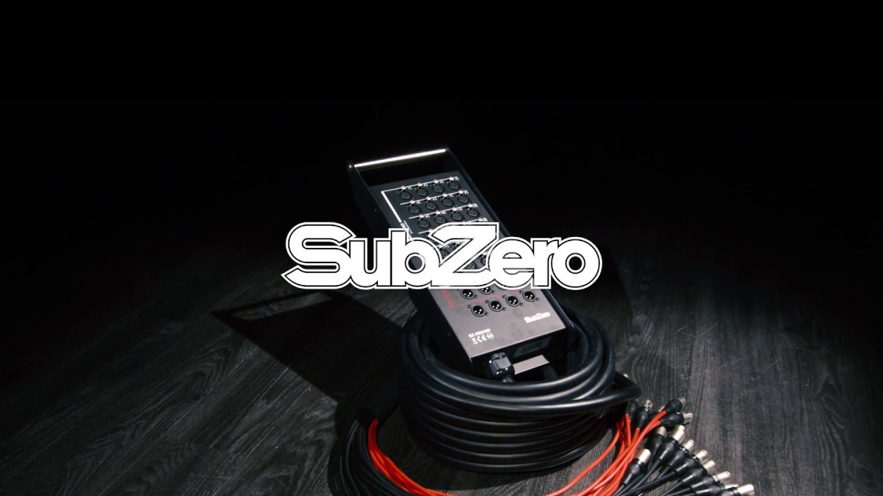 SubZero 32 Channel Stage Box, 24 In / 8 Out, 25m | Gear4music - YouTube