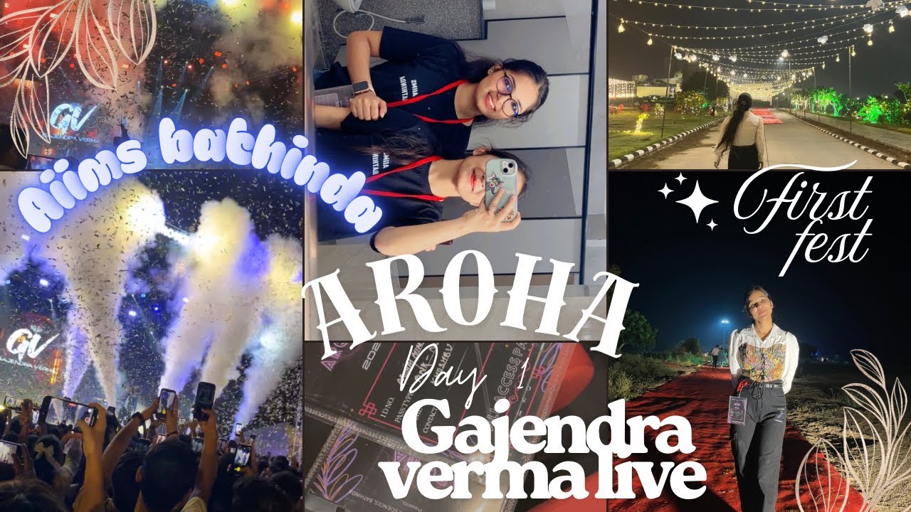 AROHA DAY ~ 1 GAJDENDRA VERMA LIVE | JASPREET SINGH LIVE COMEDY | Aiims ...