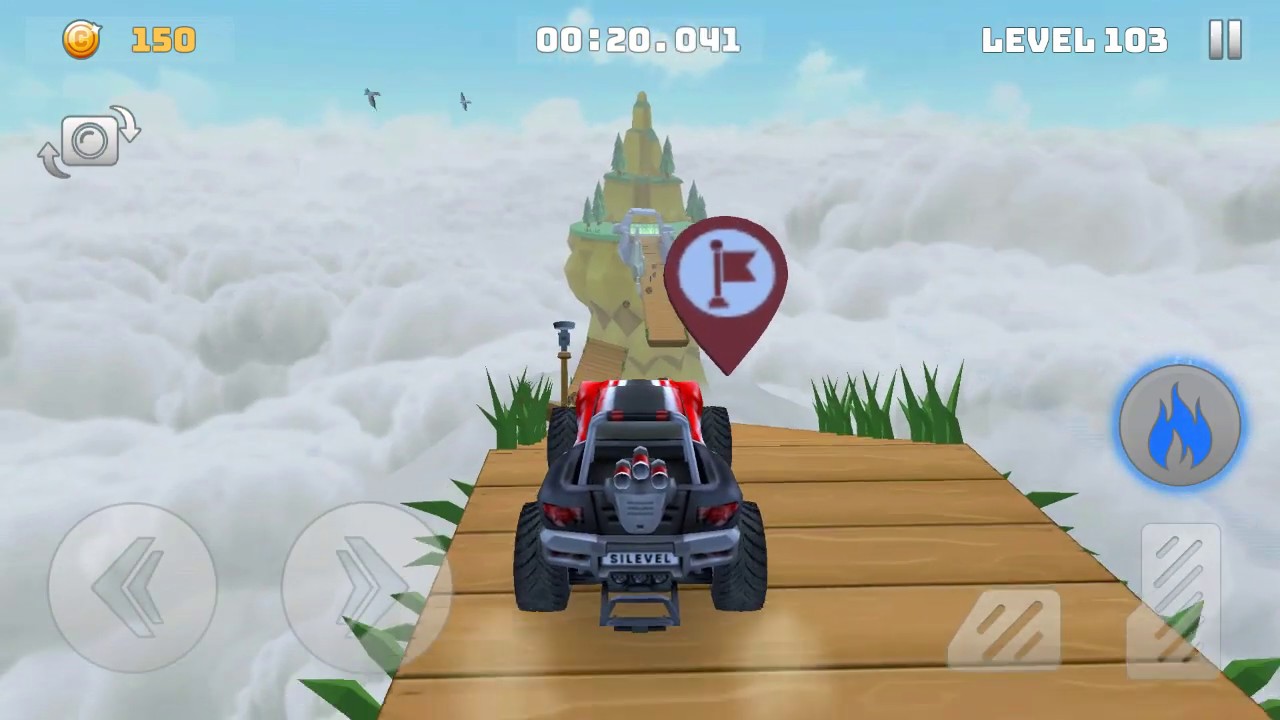 Mountain Climb Stunt Android 3D Game Master Gameplay #15 LEVEL 103 ...