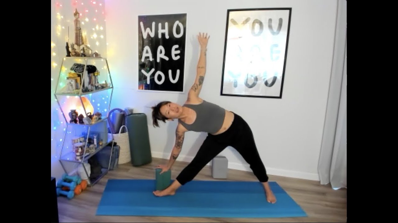 Vicki Yeung Yoga - Vinyasa Yoga Flow - "Jump Switch, Add On" - YouTube