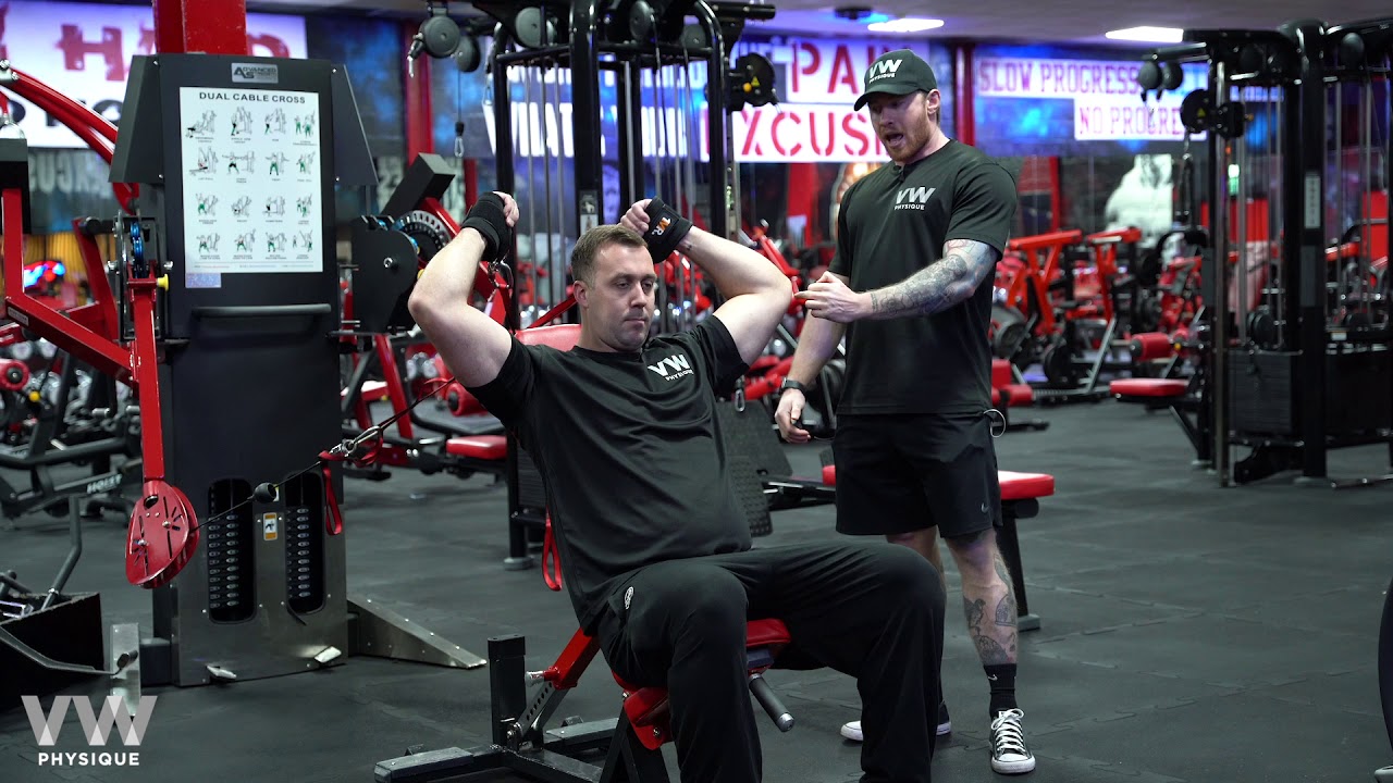 Cable Crossover Overhead Extension Tutorial - YouTube