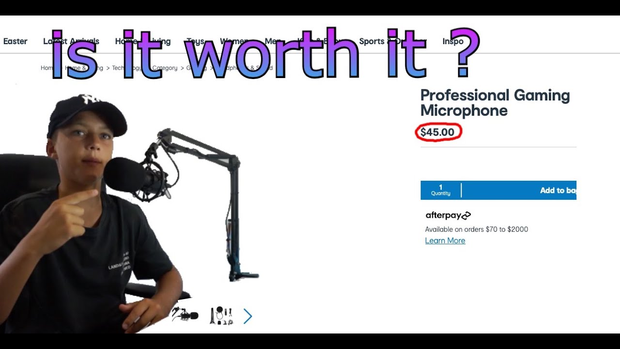 Full anko $45 usb microphone review. - YouTube