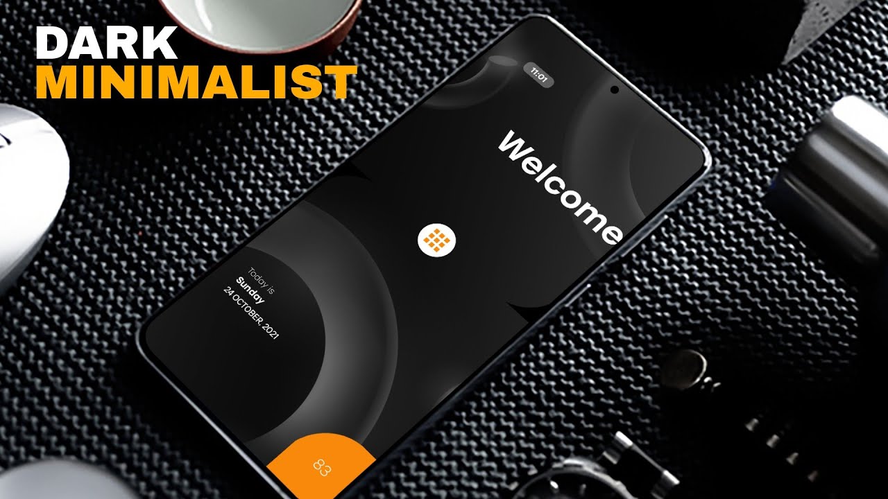 Dark & Minimalist Homescreen - Best Total Launcher Themes #18 - YouTube