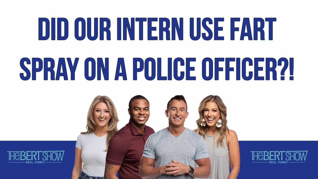 Did Our Intern Use FART Spray On A Police Officer?! - YouTube