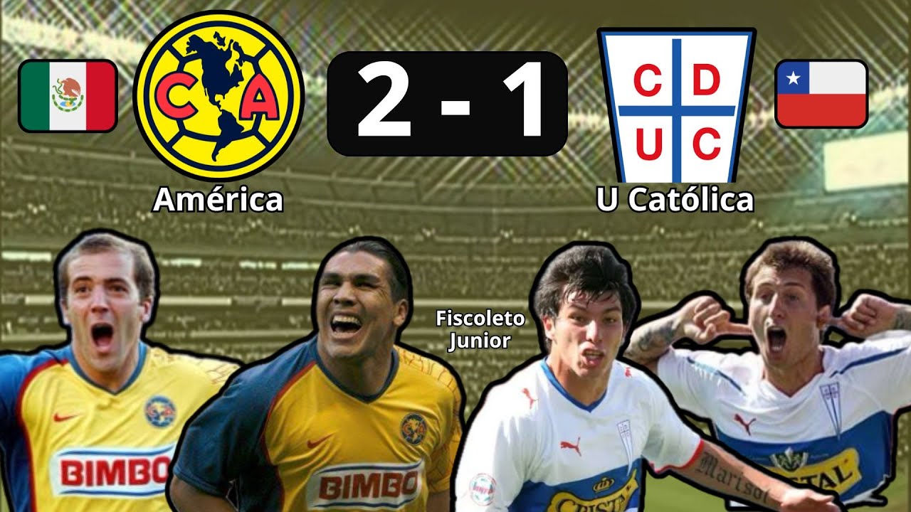 América 2 - 1 U. Católica | Copa Libertadores 2008 | Fase de grupos ...