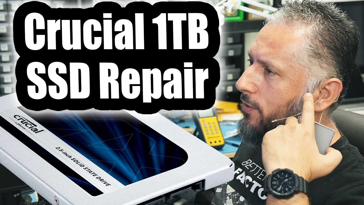 Crucial 1TB SSD Failed Not Recognized. Can We save it? - YouTube