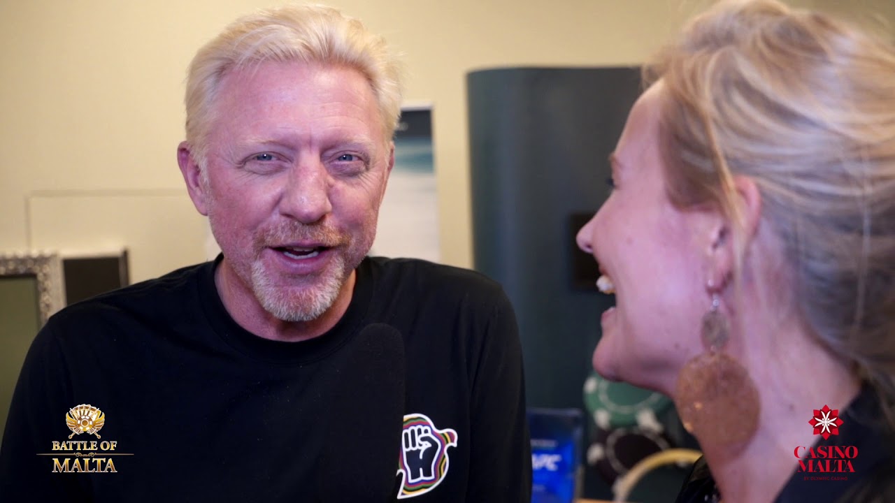Boris Becker at the Battle of Malta 2018 - YouTube
